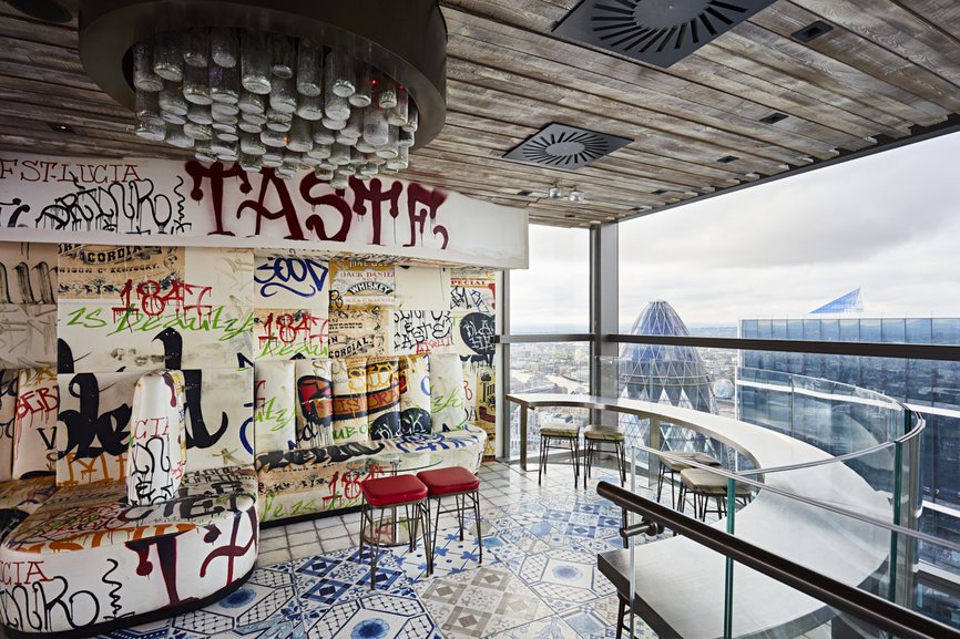 Duck & Waffle London 24/7 restaurant